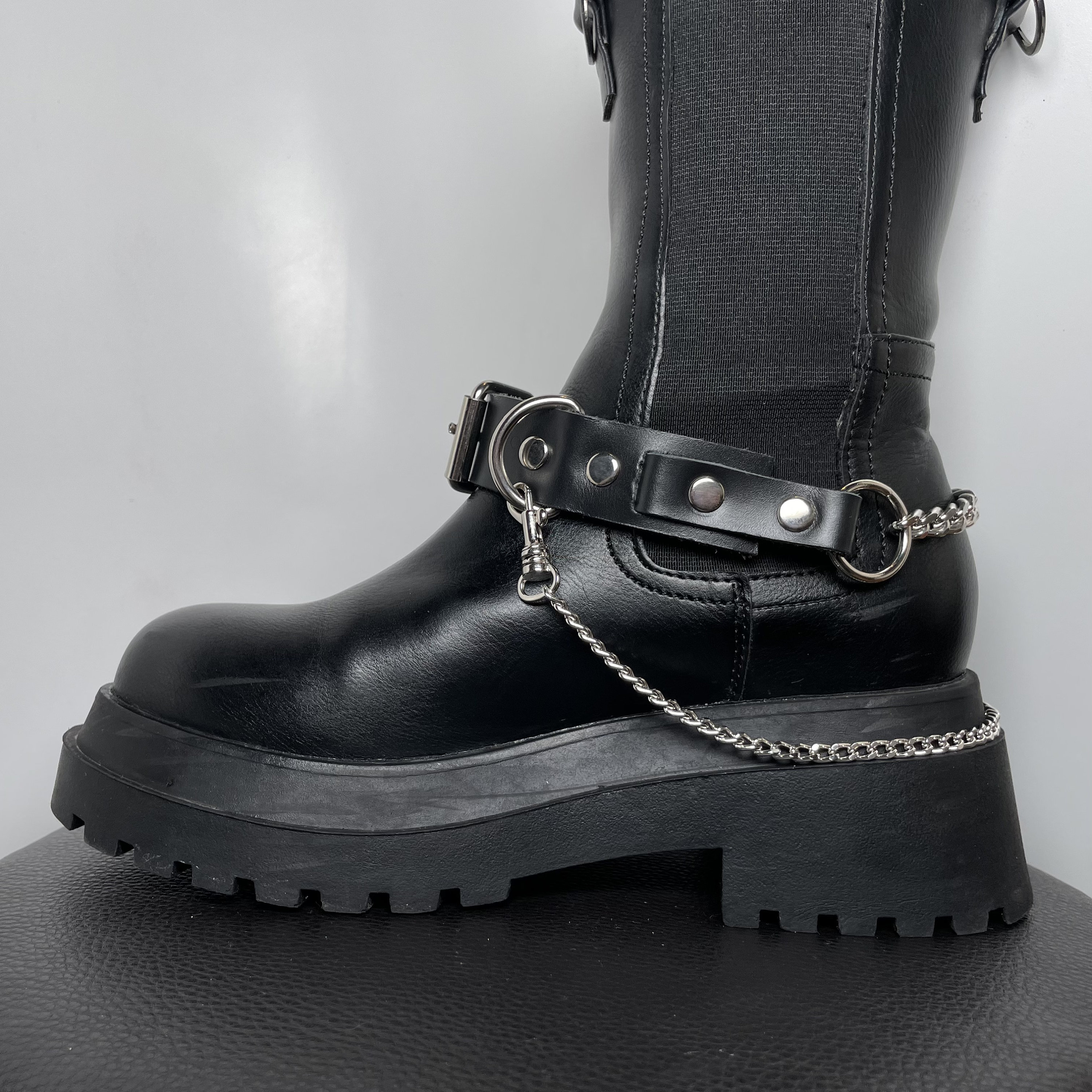 Leather Boot Strap, Bootbelt ash - Etsy