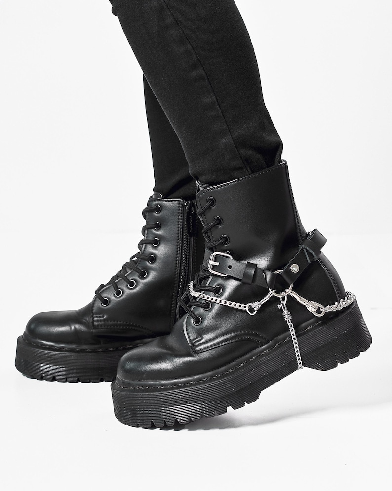 Leather Boot Strap, Bootbelt "classique" - Etsy