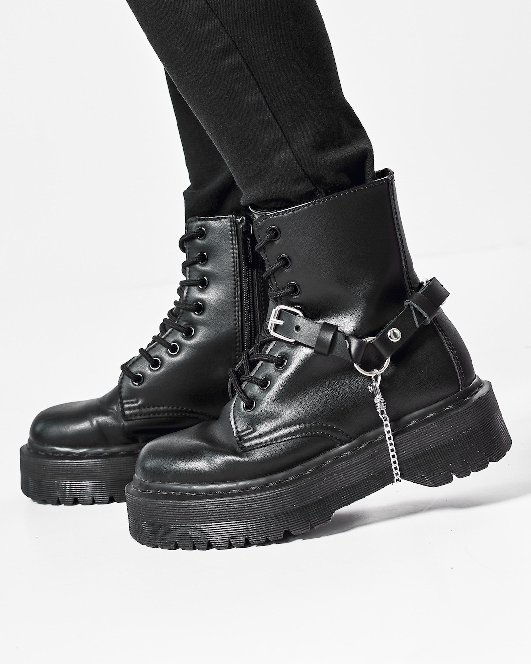 Leather Boot Strap, Bootbelt "classique" - Etsy