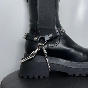 Leather Boot Strap, Bootbelt classique - Etsy