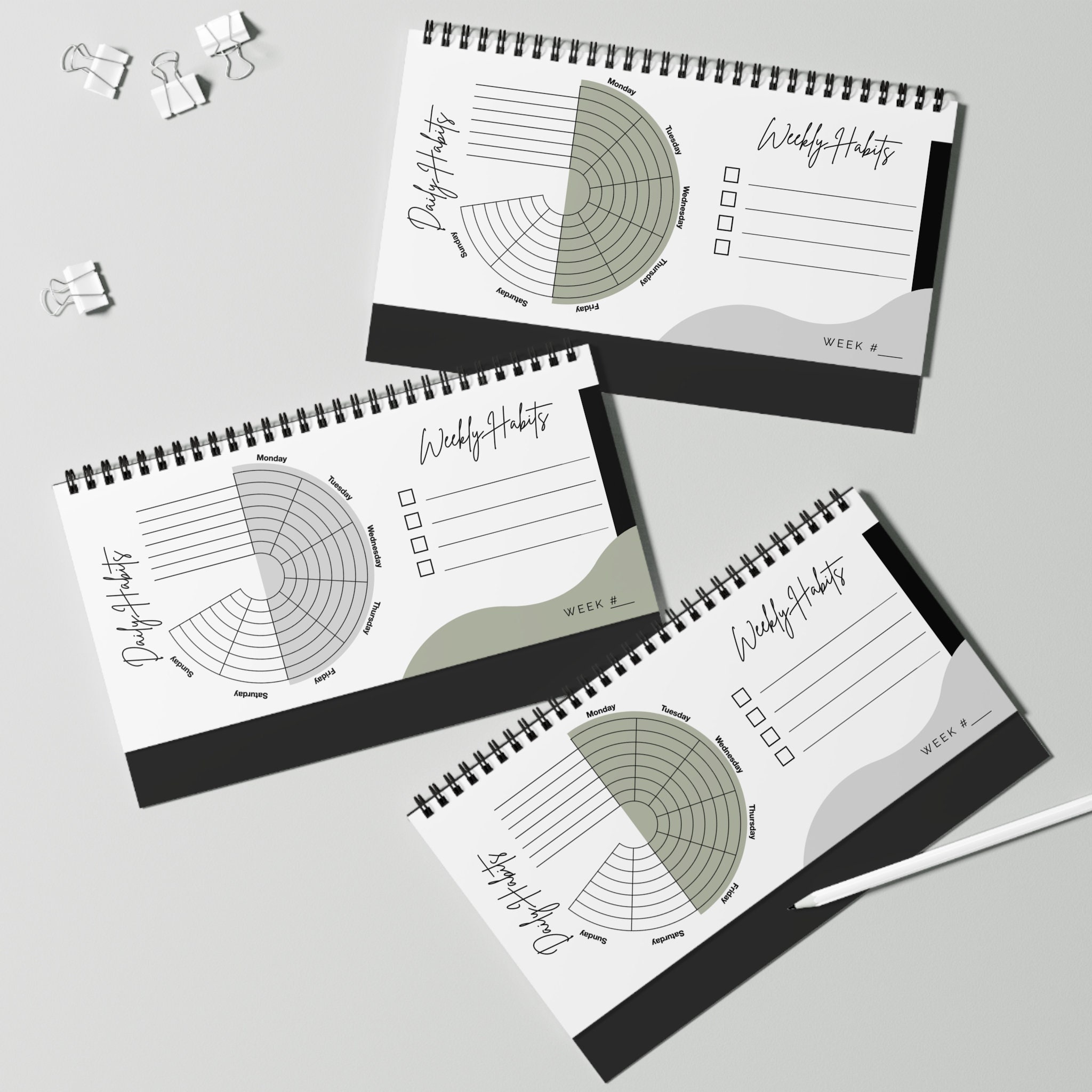 12 Week Planner, Habit Tracker, Desktop Planner, 12 Week Sprint Tracker ...