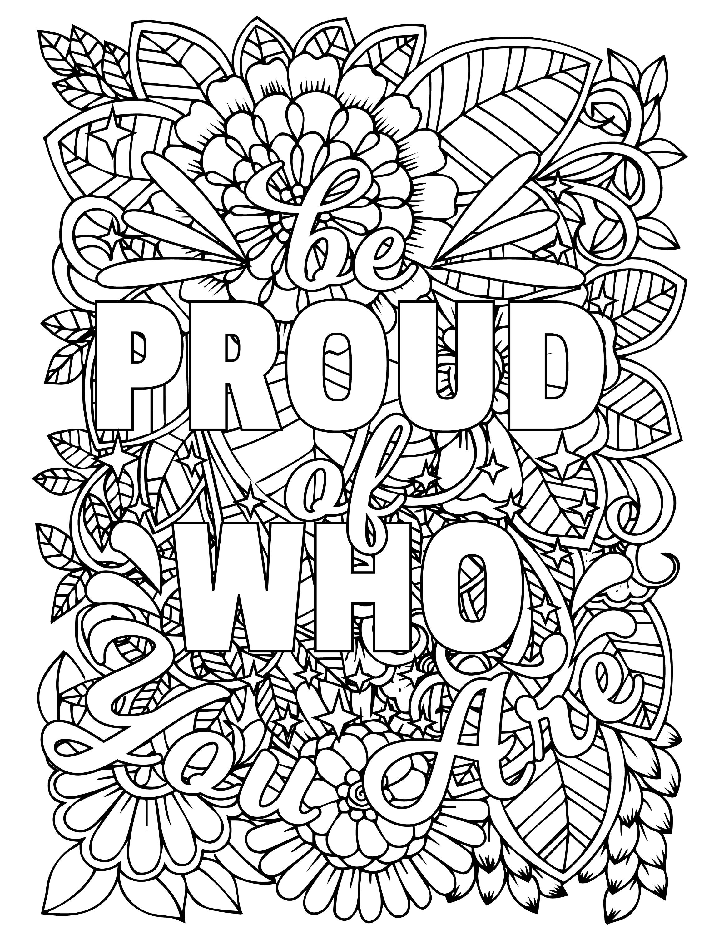 5 Different Encouraging Coloring Pages! - Etsy