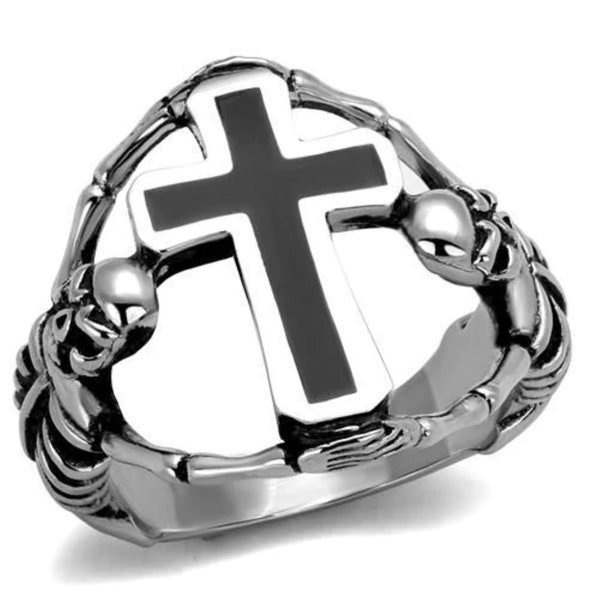 Christian Cross Ring - Etsy