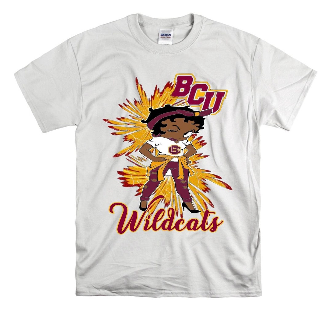 Bethune Cookman BCU Wildcats HBCU Betty Boop Shirt - Etsy
