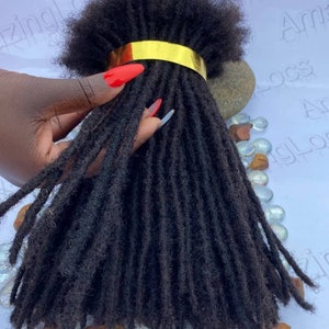 Pencil Size 100 Percent Human Loc Extensions - Etsy