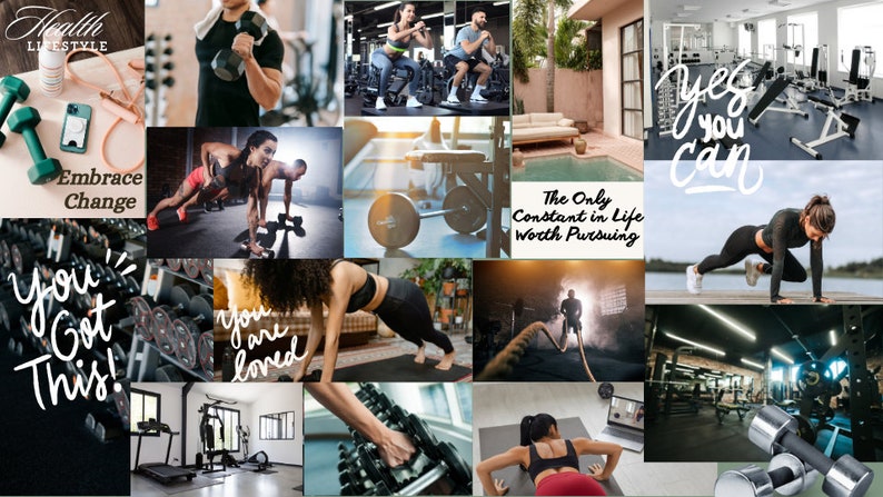 2025 Vision Board Kit With Inspirational Quotes, Affirmations and ...