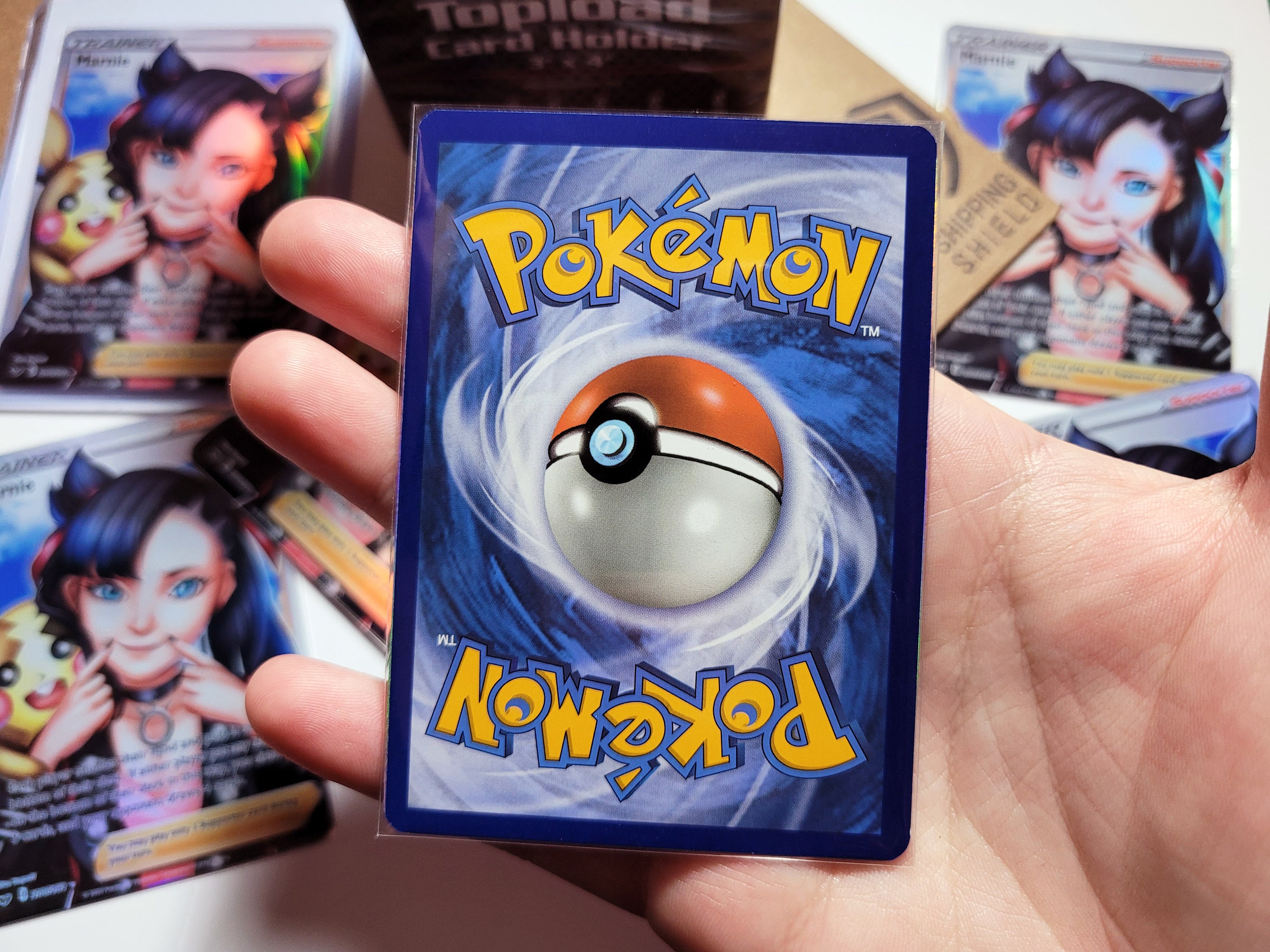 Custom FULL ART Holographic Orica Trainer Handmade Card - Etsy