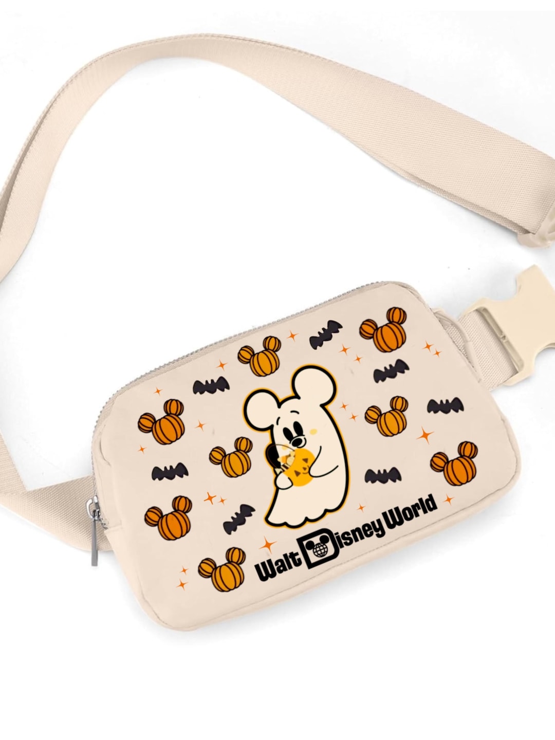 Disney Mickey Ghost Halloween Belt Bag, Spooky Season Fanny Pack - Etsy
