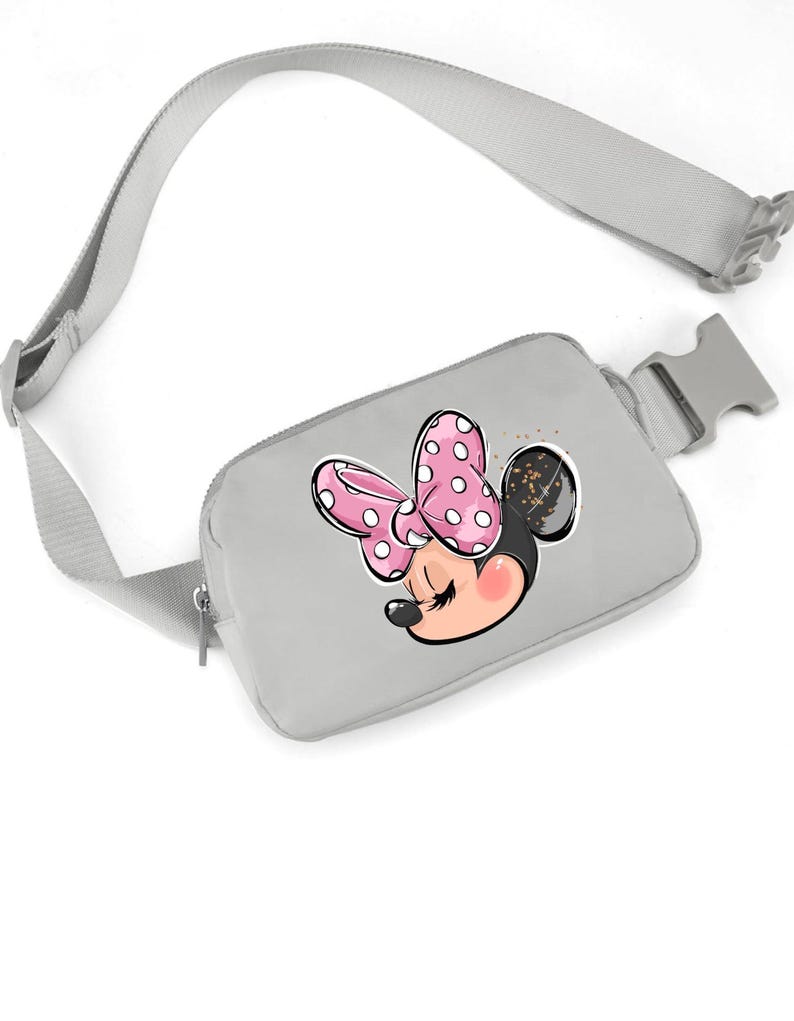 Minnie Mouse Sparkle Fanny Pack, Disney Park Bag - Etsy