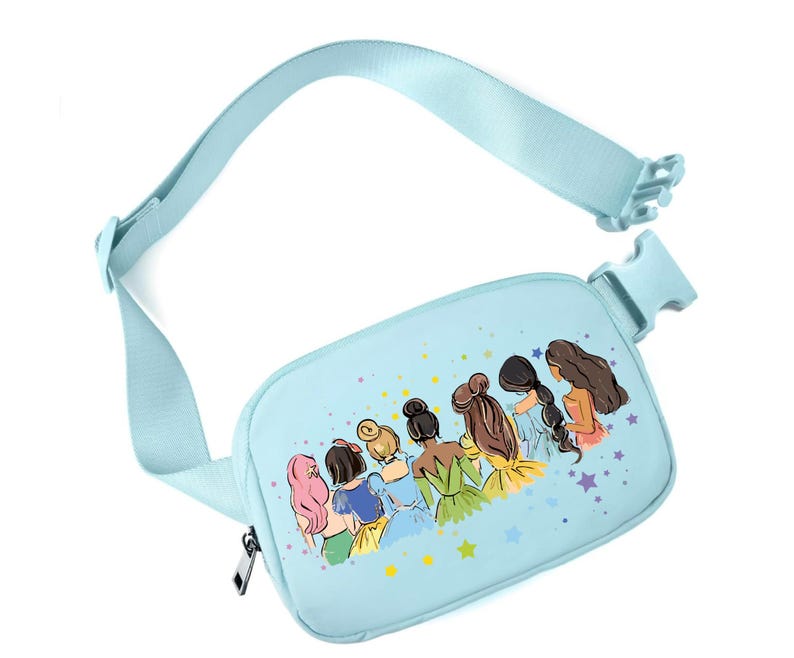 Disney Princess Bag, Fanny Pack for Kids and Adults, Lightweight ...
