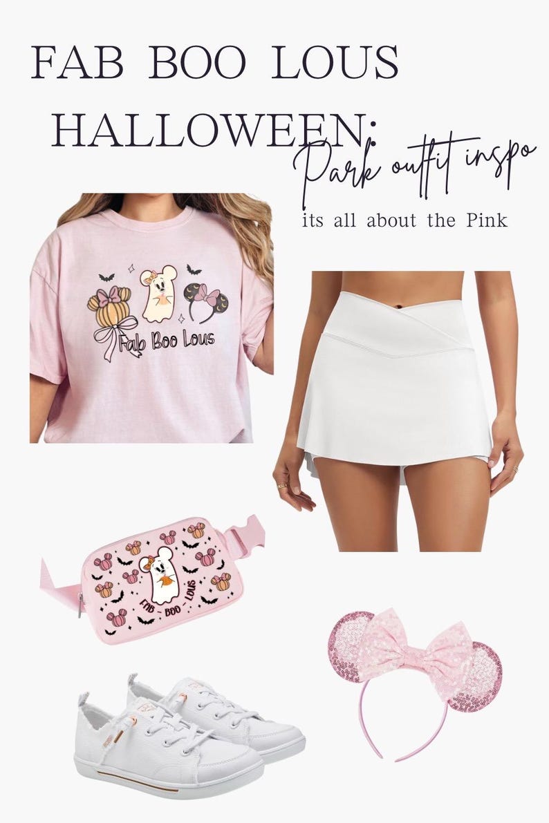 Disney Halloween Fanny Pack, Pink Minnie Ghost Belt Bag - Etsy