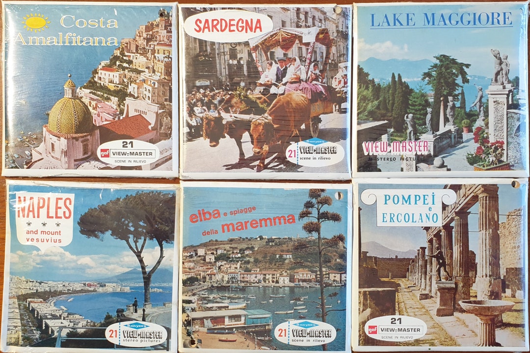 Gaf and Sawyer's View-master Sets Italy Sold Separately - Etsy