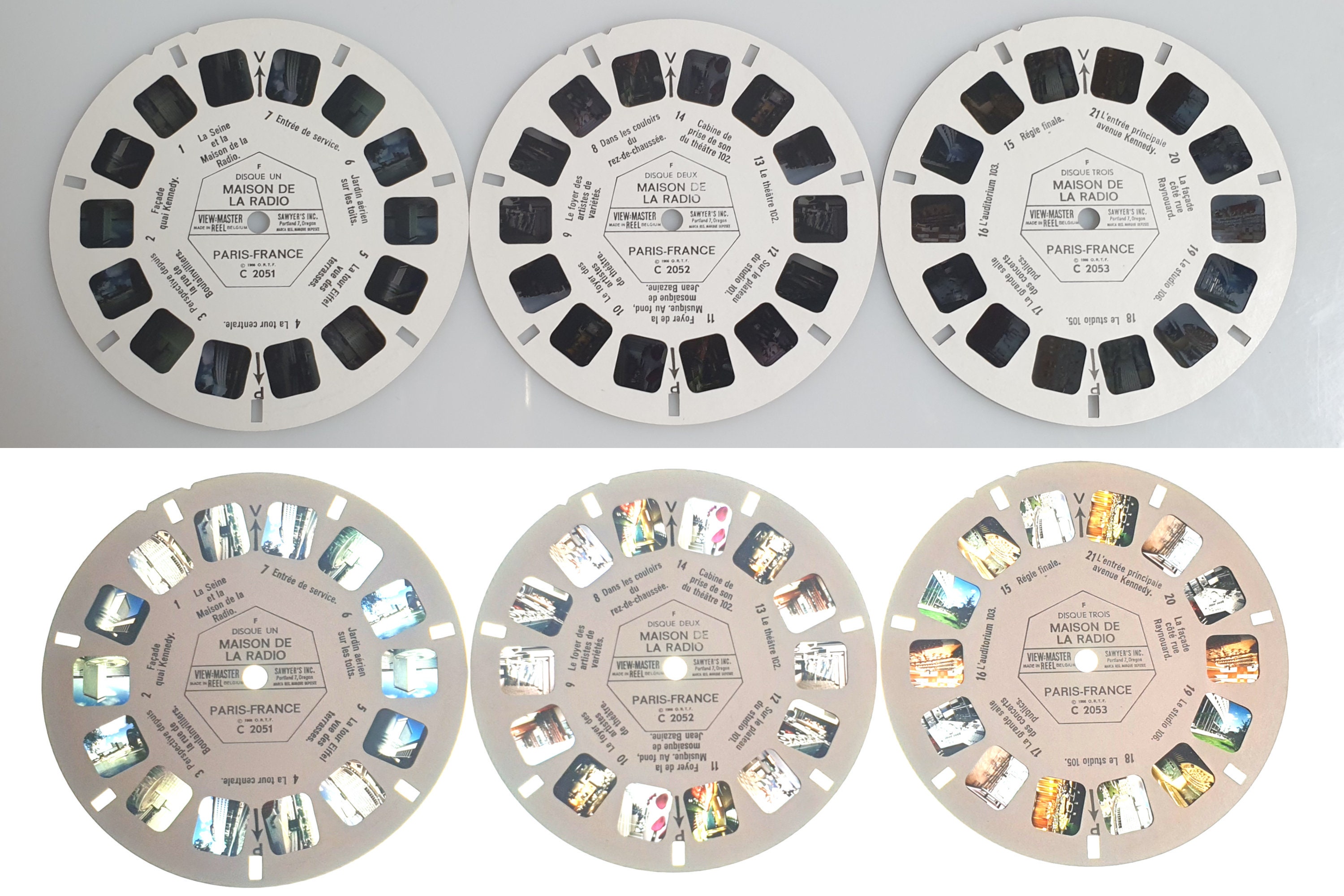 Rare Sawyer's View-master Set C205F Maison De La Radio - Etsy