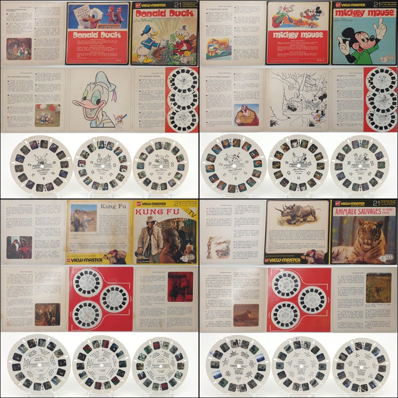 Twenty 8 X 8 Inch GAF View-master Sets Sold Separately - Etsy