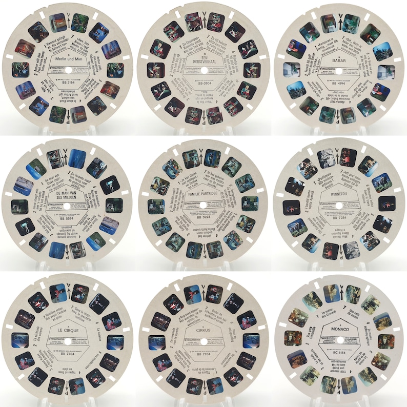 Alphanumerical View-master Single Reels Your Choice (sold Separately ...