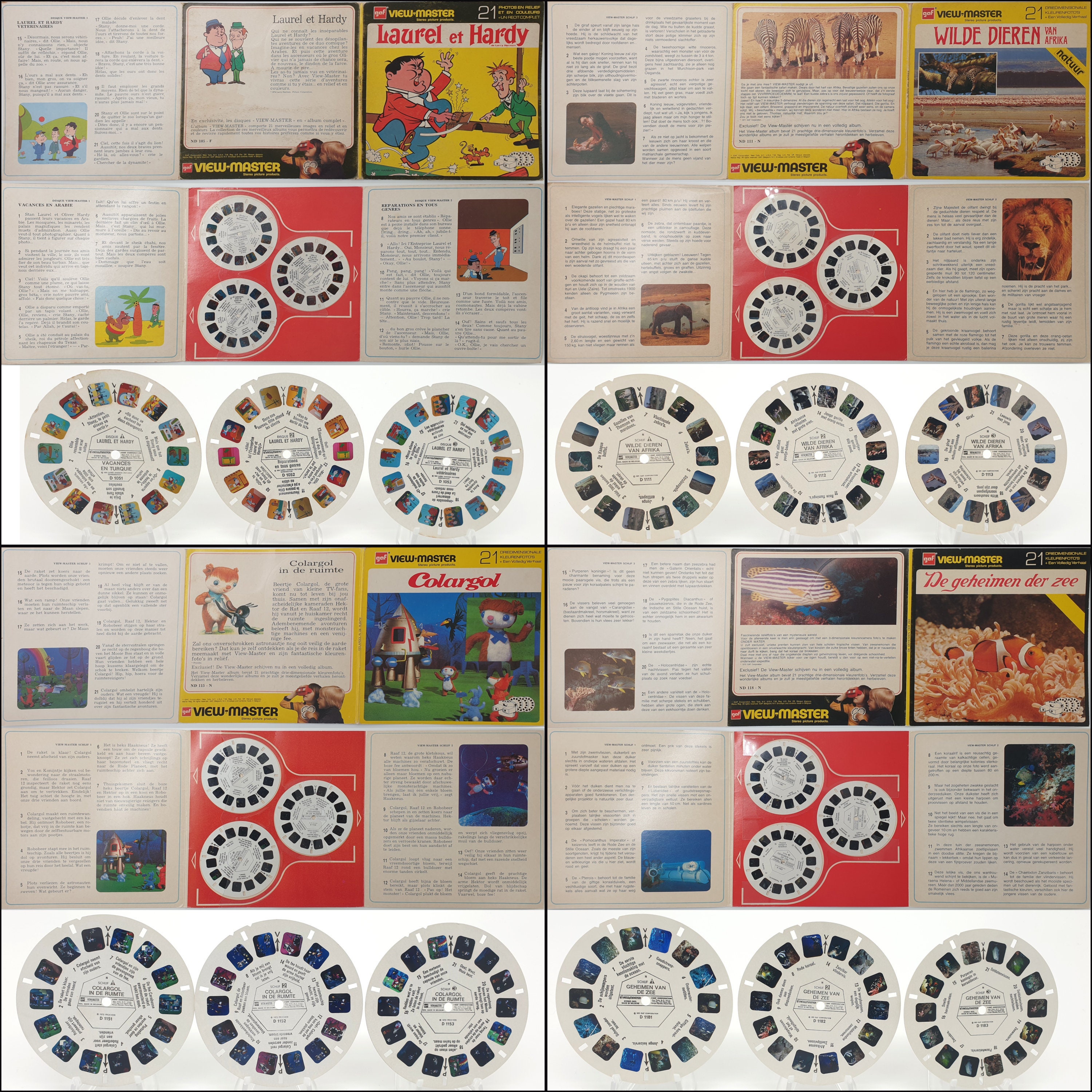 Twenty 8 X 8 Inch GAF View-master Sets Sold Separately - Etsy