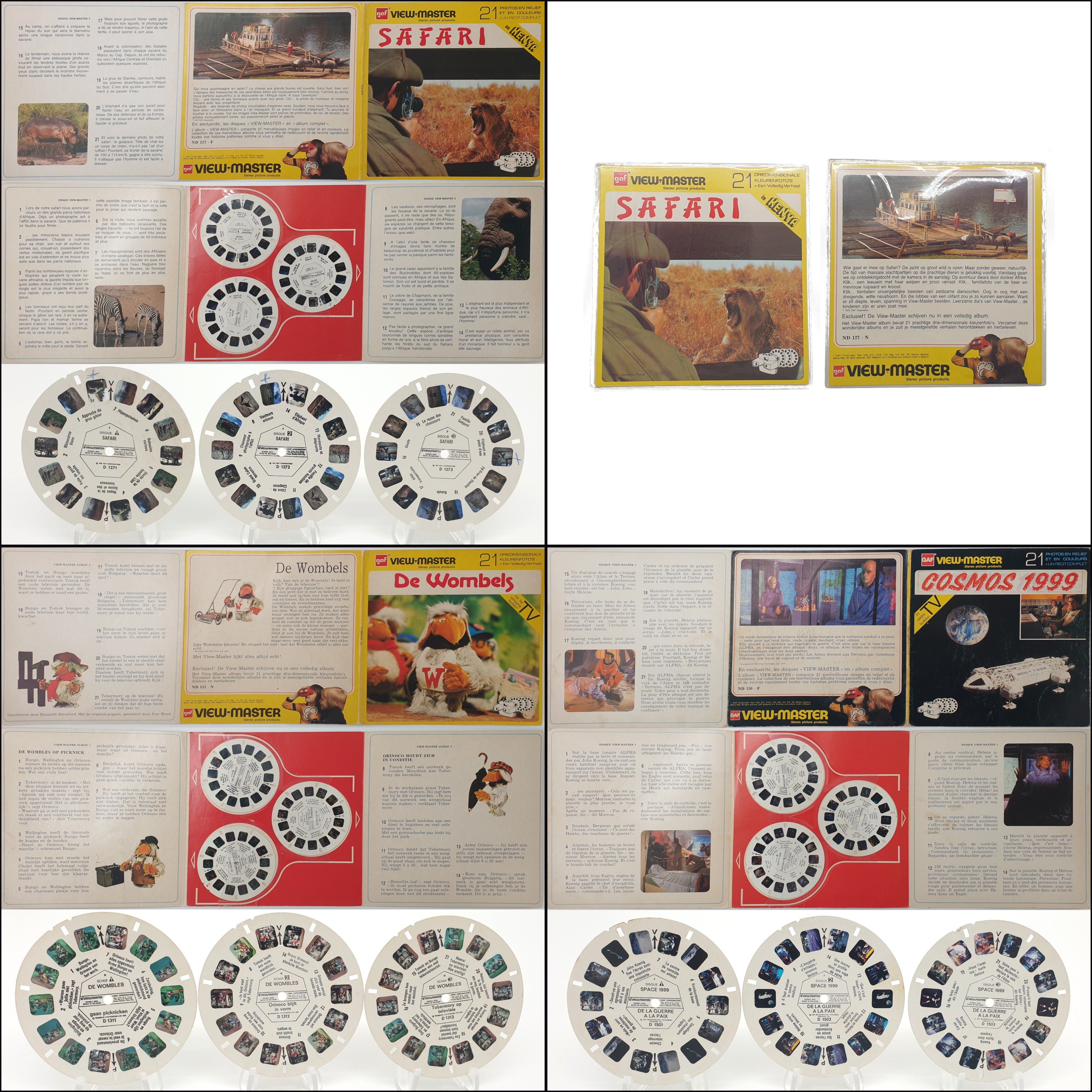Twenty 8 X 8 Inch GAF View-master Sets Sold Separately - Etsy