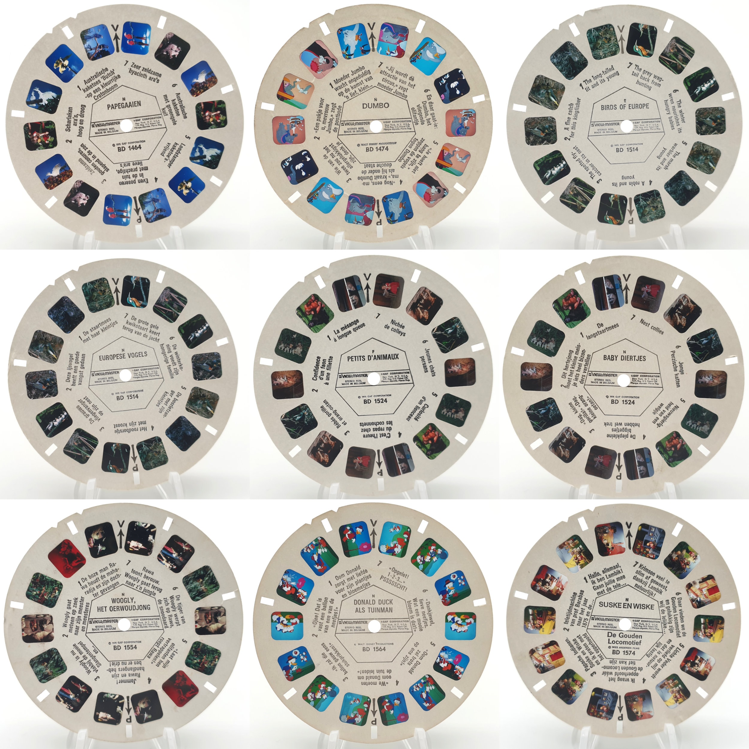 Alphanumerical View-master Single Reels Your Choice (sold Separately ...