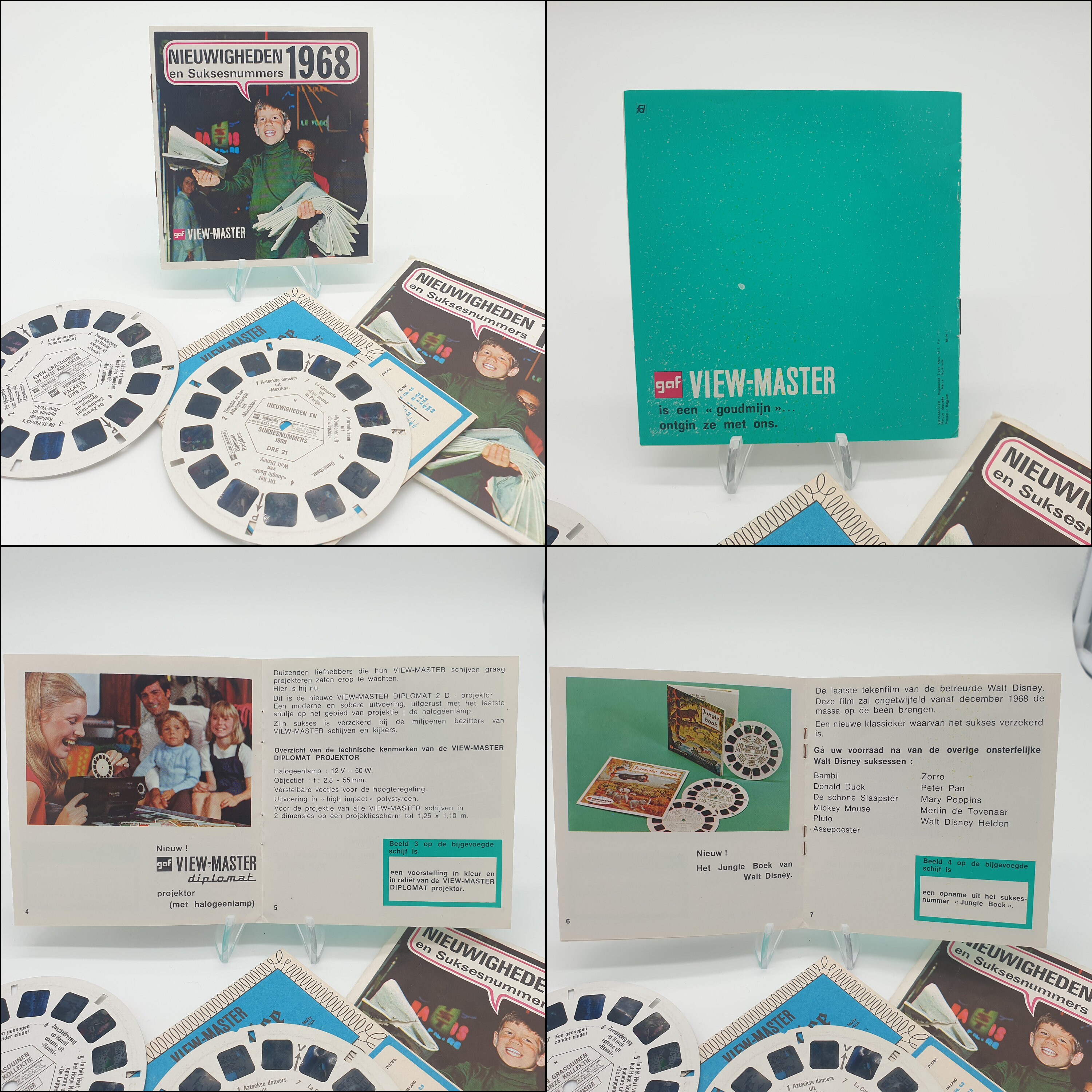 GAF View-master Packet DRE21 Nieuwigheden En Suksesnummers - Etsy