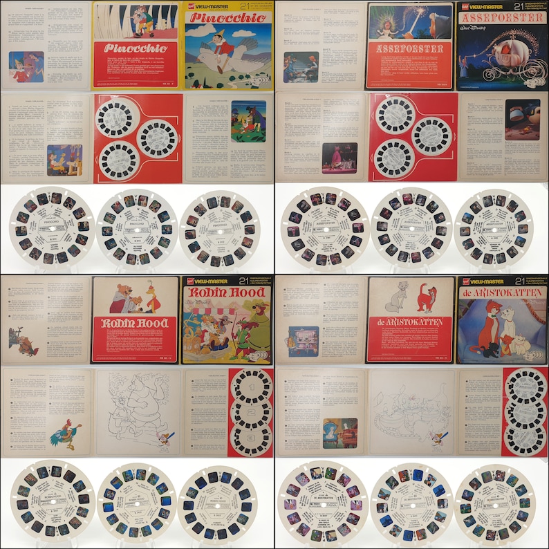 Twenty 8 X 8 Inch GAF View-master Sets Sold Separately - Etsy