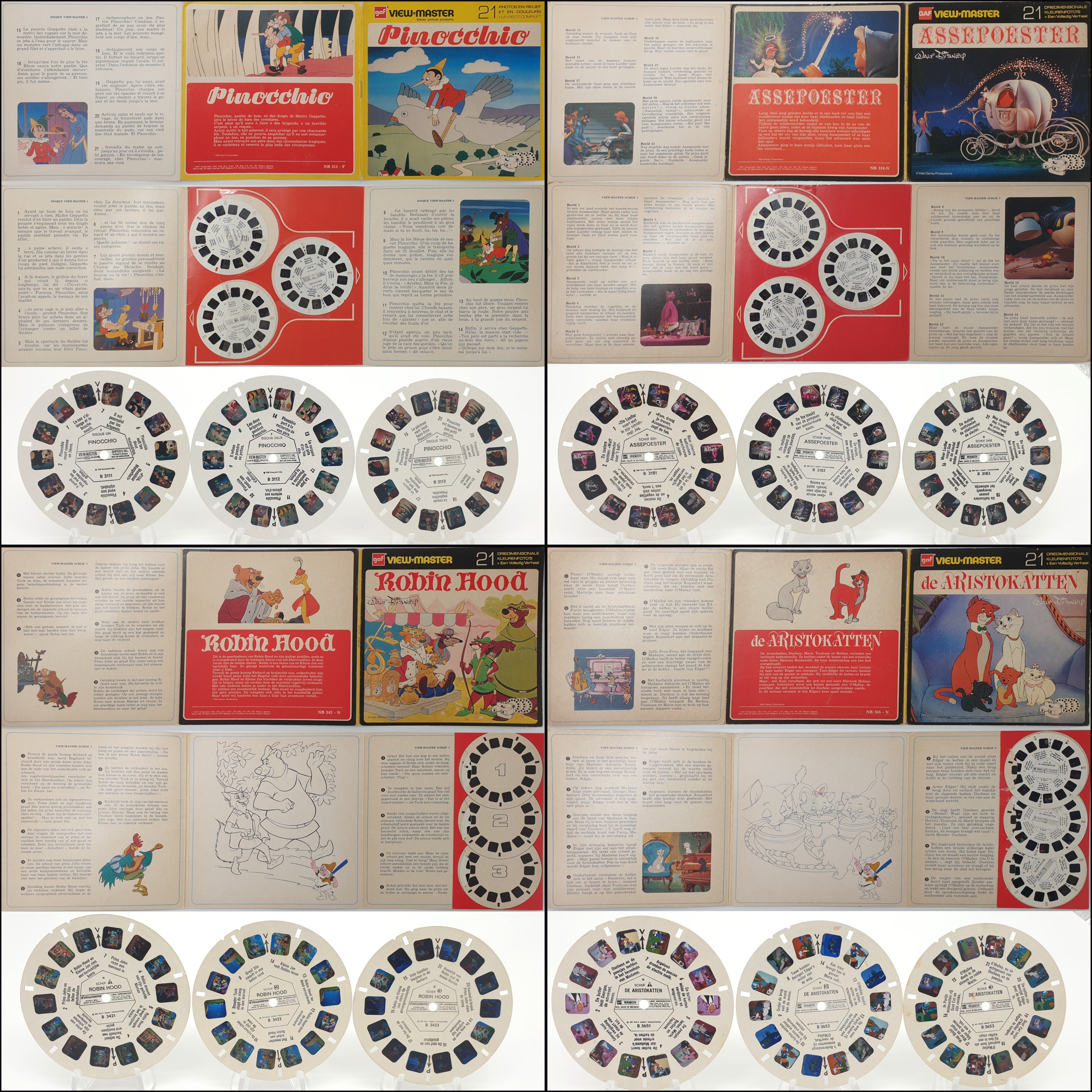 Twenty 8 X 8 Inch GAF View-master Sets Sold Separately - Etsy