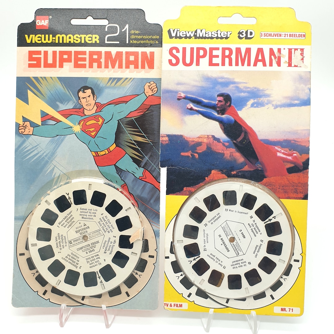 Superman View-master Blister Sets Sold Separately - Etsy