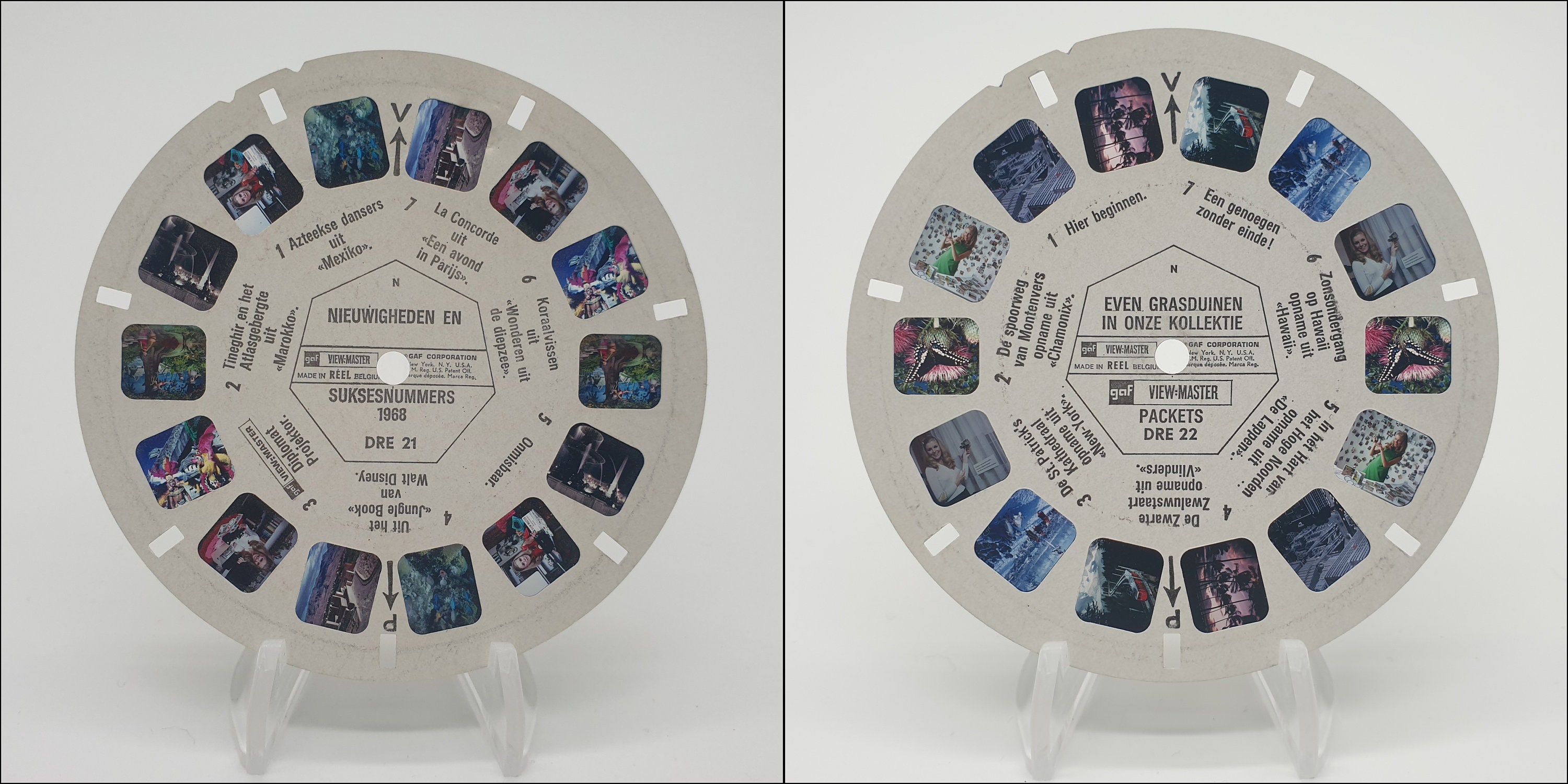 GAF View-master Packet DRE21 Nieuwigheden En Suksesnummers - Etsy