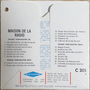 Rare Sawyer's View-master Set C205F Maison De La Radio - Etsy