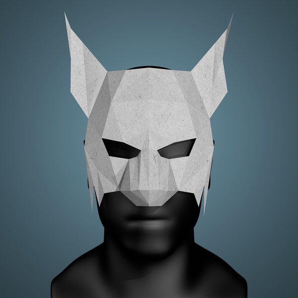 Low Poly Mask - Etsy
