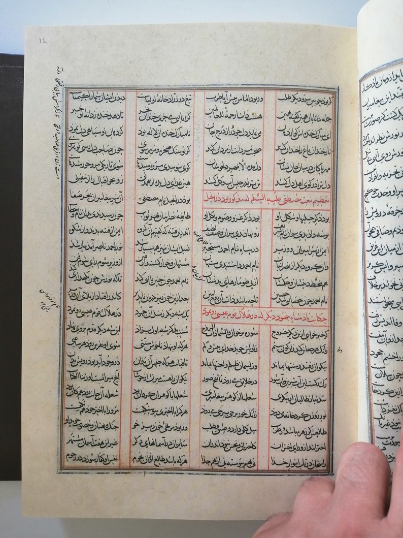 13th Century Manuscript of Rumi's Mathnawi Facsimile of - Etsy