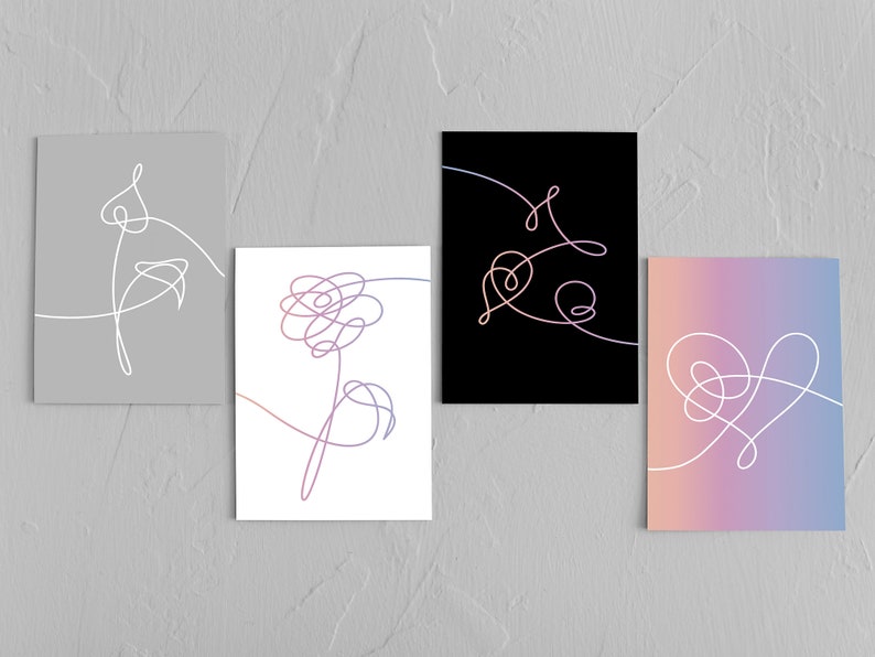 Bts Love Yourself Album Cover Wonder Her Tear Answer Bts - Etsy