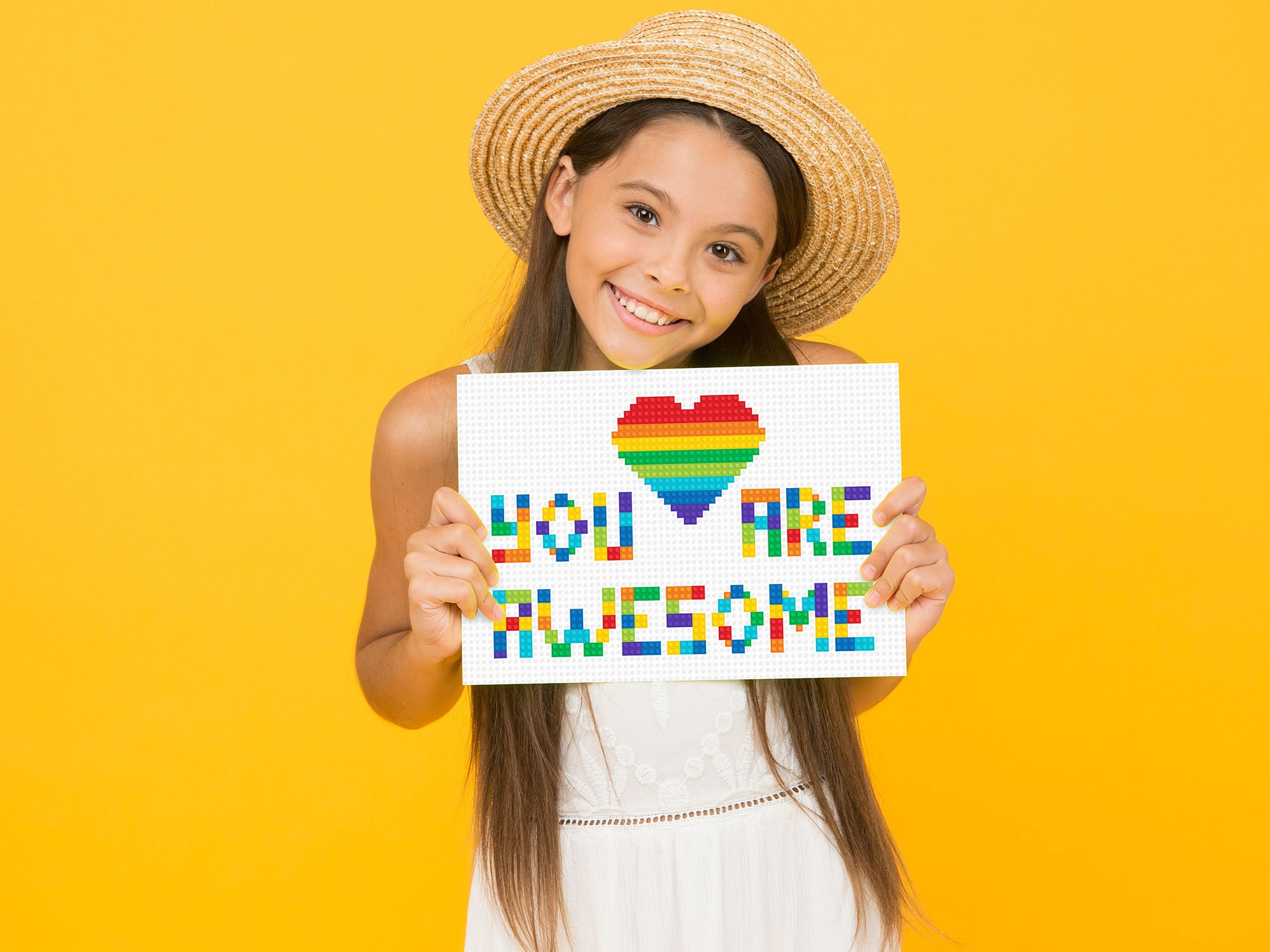 Rainbow Heart Wall Decal, Heart Poster, Kids Room Decor Art Print ...