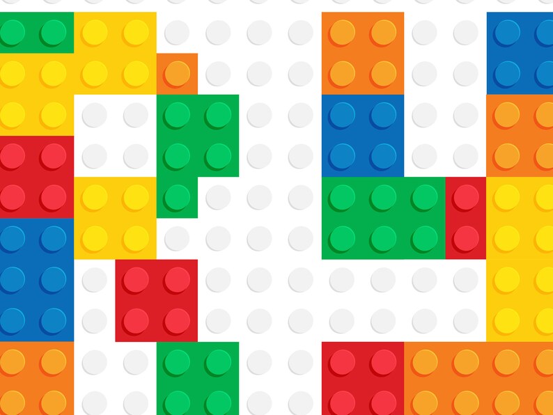 Personalized Printable Nursery Name Sign Custom Bricks | Etsy