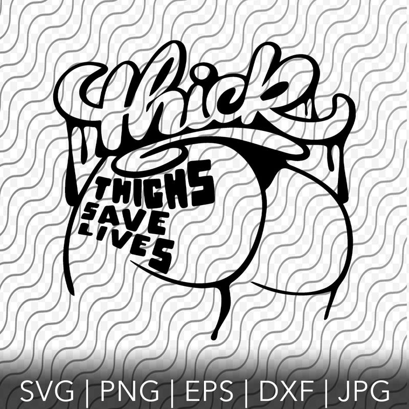 Thick Girl Svg - Etsy