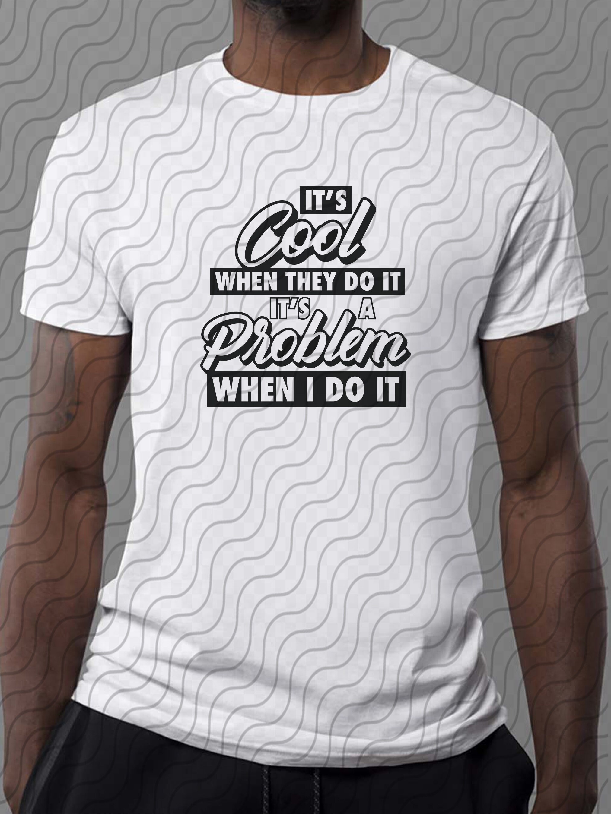 Its a Problem, Cutting Template, Svg, Png, Eps, Dxf, Jpg Files for ...