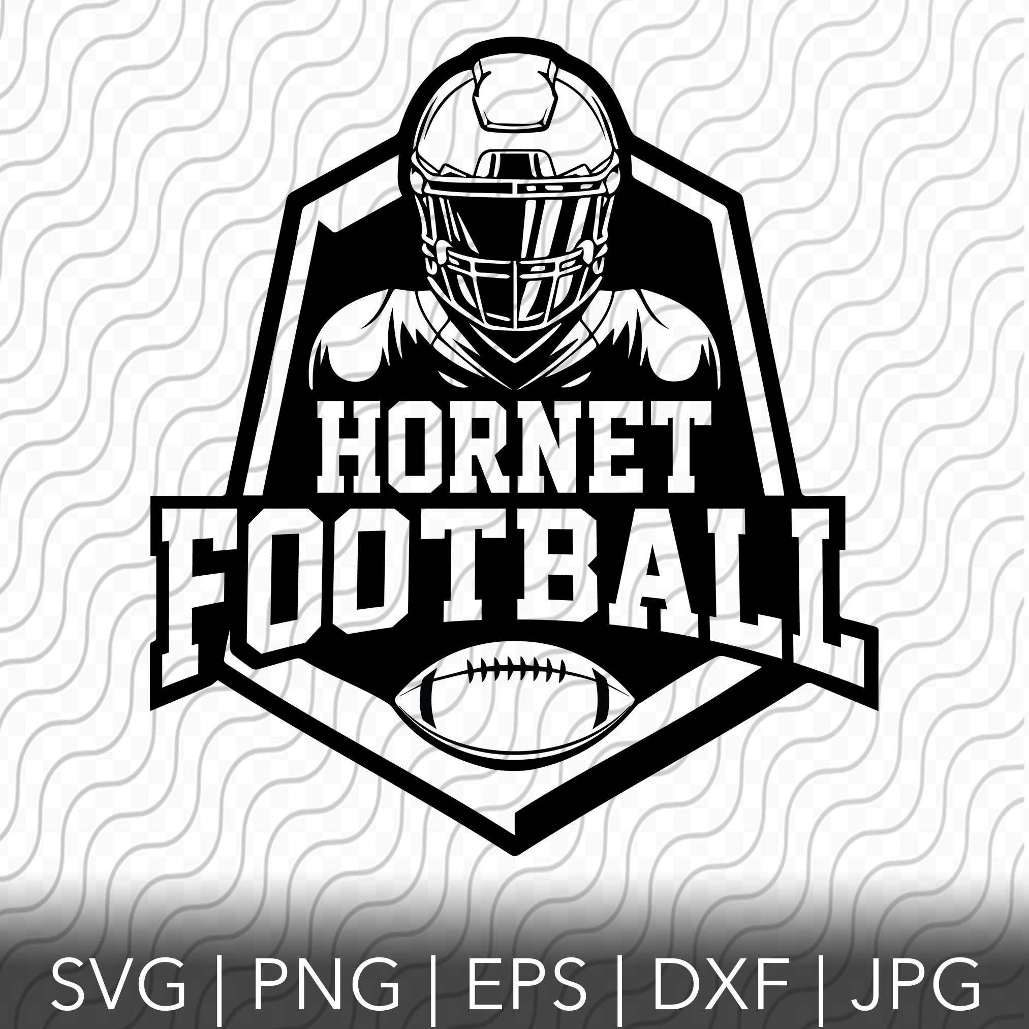 Hornets Football Hornet Football Sports Team SVG PNG EPS - Etsy