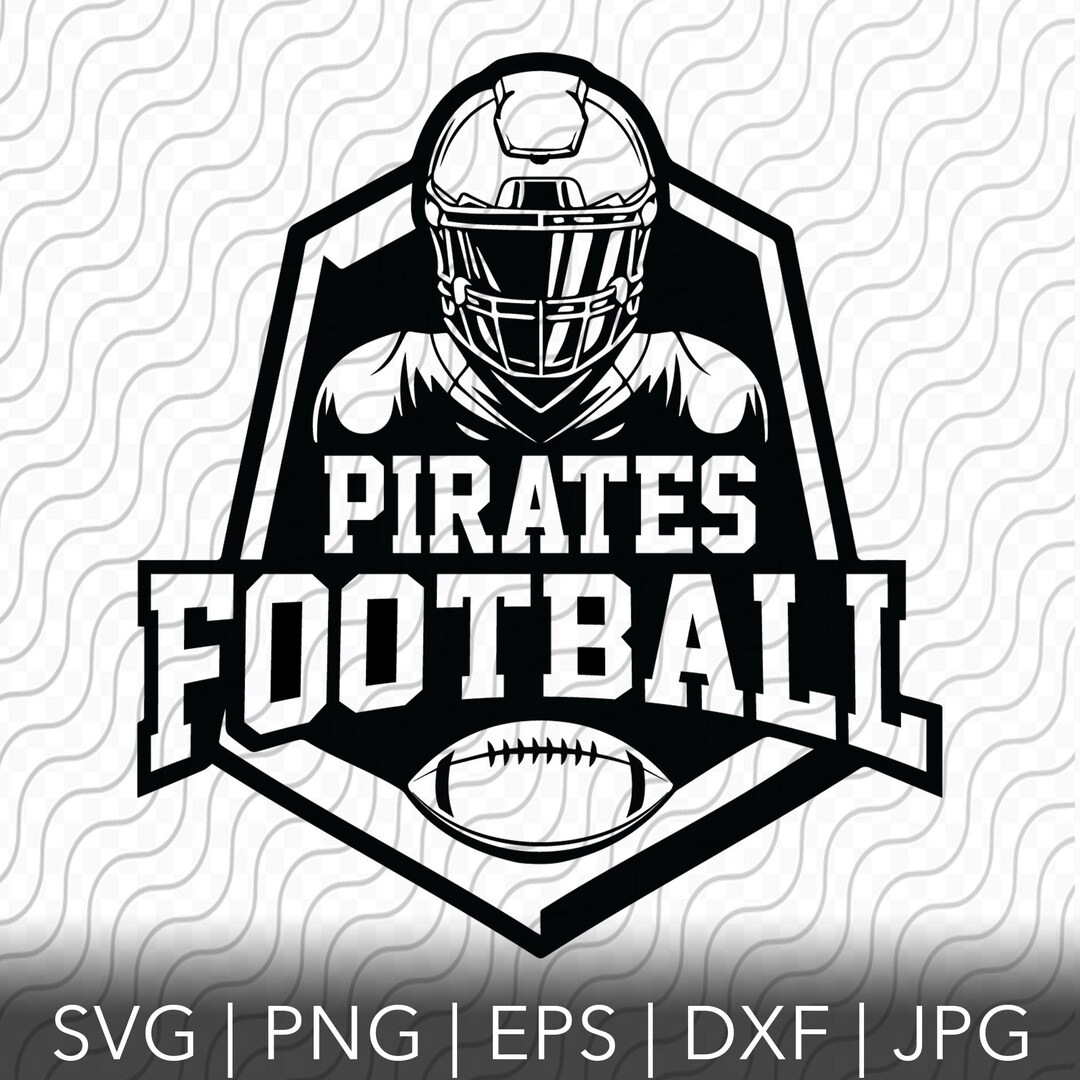 Pirates Football, Sports Team, SVG, PNG, EPS, Dxf, Jpg Files for Cricut ...