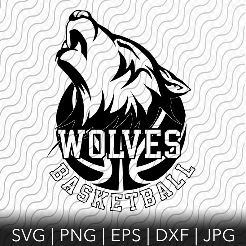 Wolves Basketball, Lady Wolves Basketball, Mascot, Sport Team Logo, SVG ...