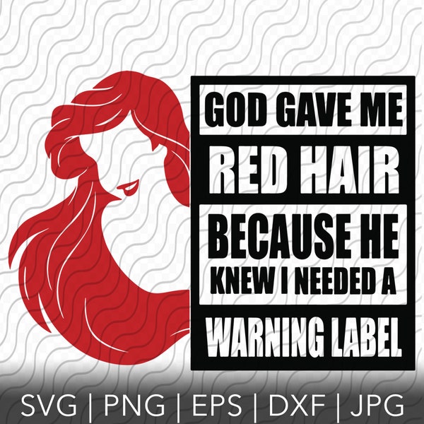 Red Head Svg - Etsy