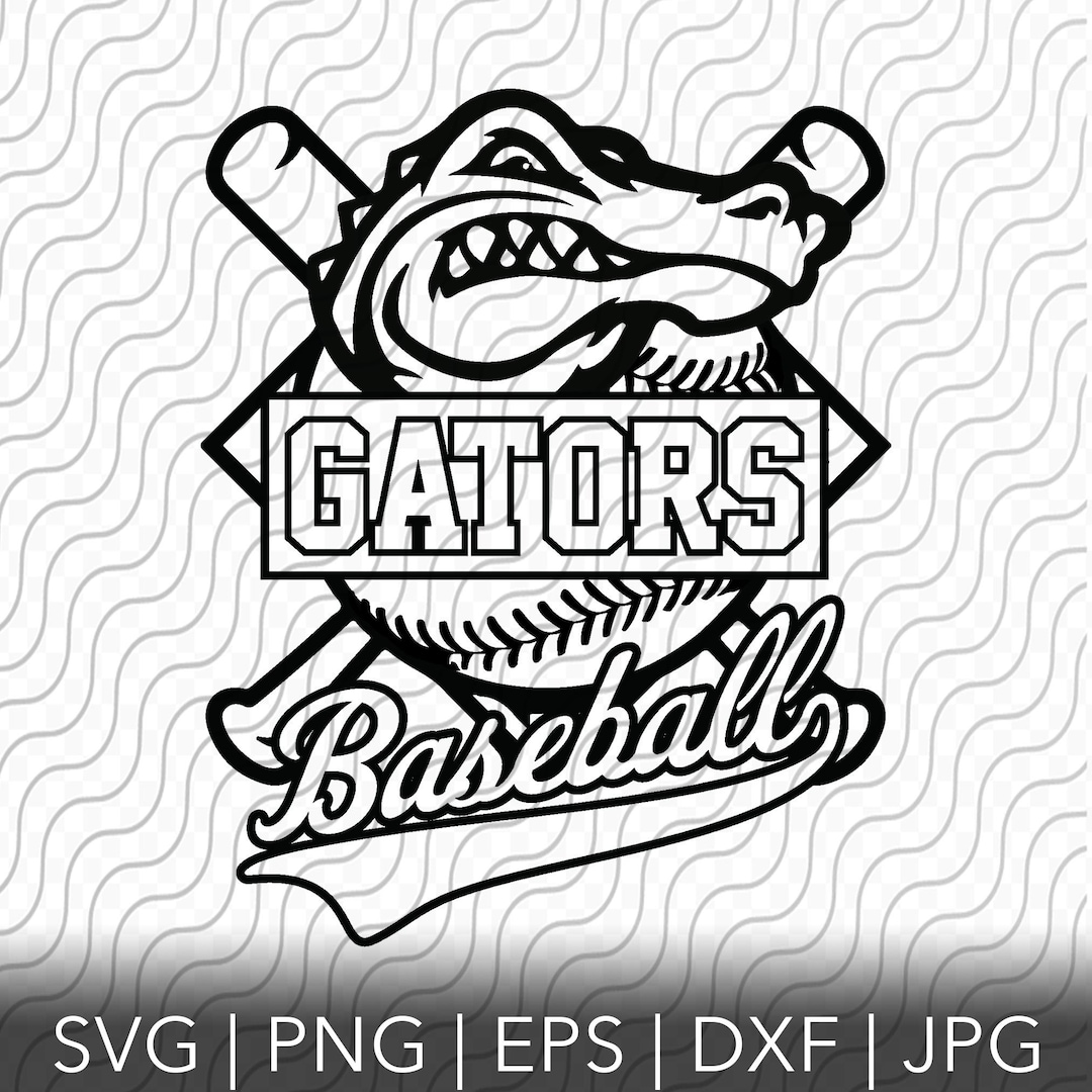 Gator Baseball, Lady Gator Softball, Mascot, Sport Team Logo, SVG, PNG ...