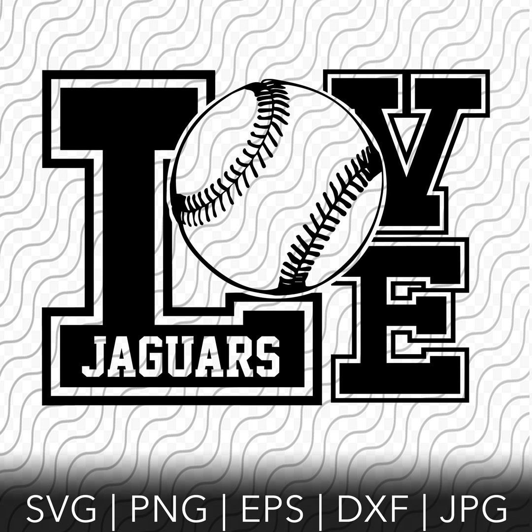 Love Jaguars SVG Jaguars SVG Jaguars Baseball Cut File - Etsy