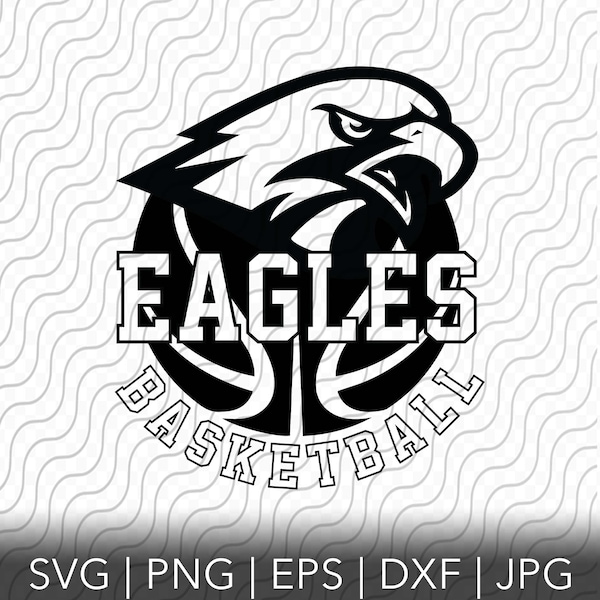Eagles Basketball Logo - Etsy