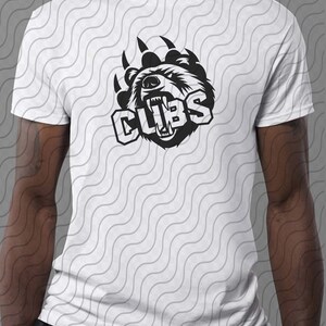 Cubs School Spirit, Cutting Template, Svg, Png, Eps, Dxf, Jpg Files for ...