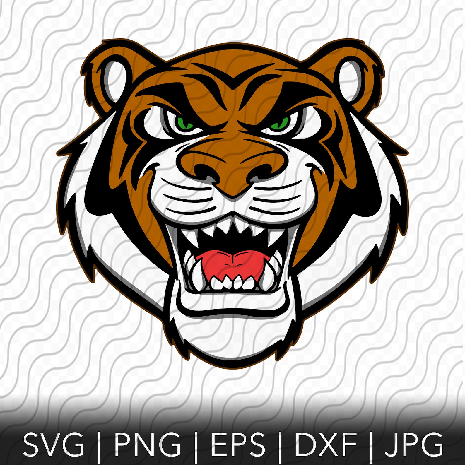 Tiger Mascot SVG, Tiger SVG, Tiger Team SVG, Tiger School Mascot ...