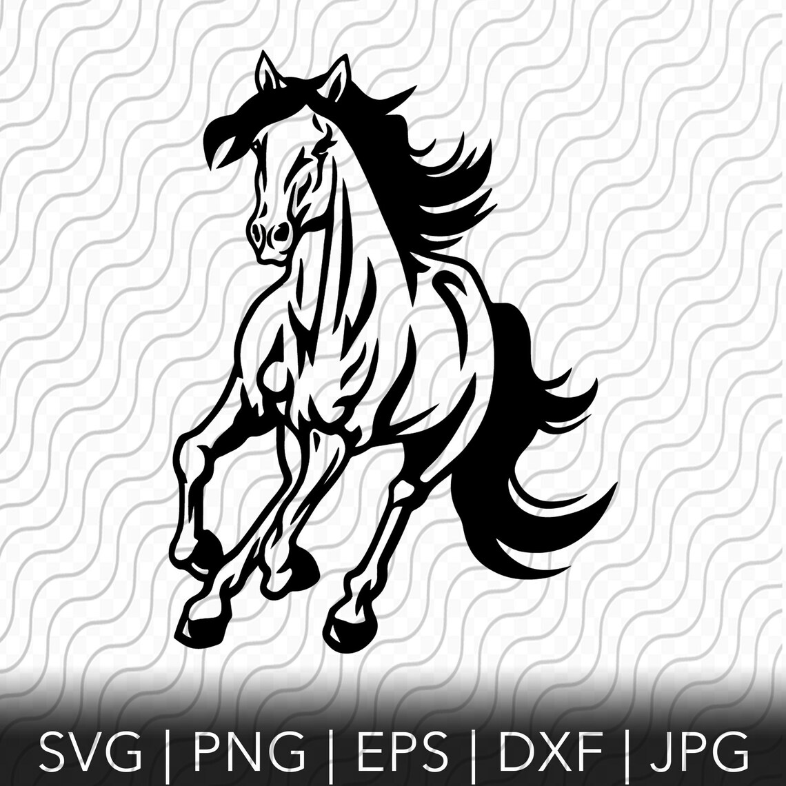 Mustang Mascot SVG Mustang SVG Mustang School Mascot - Etsy