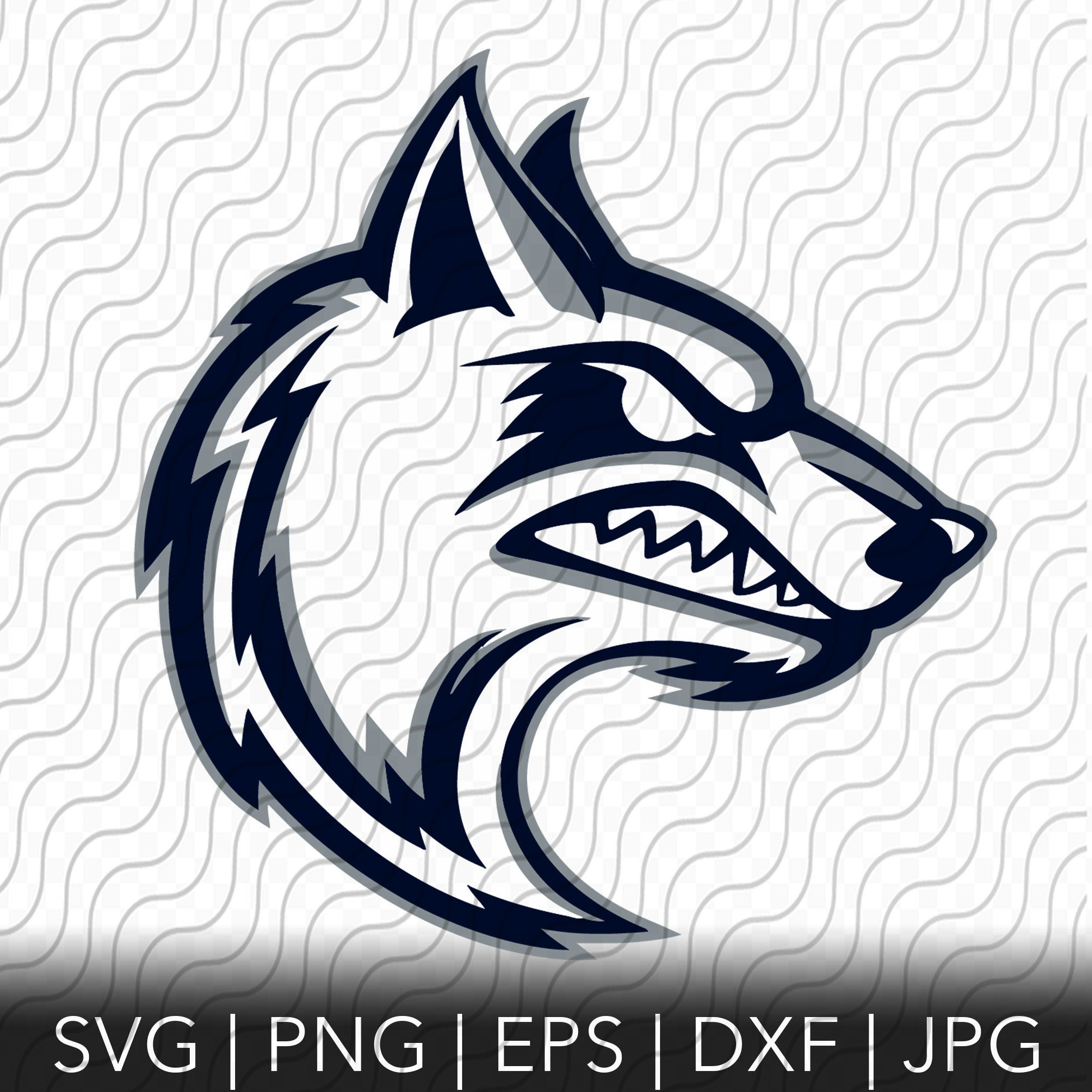 Wolf Mascot 3 SVG Wolf Team SVG Wolf Sports Team School | Etsy