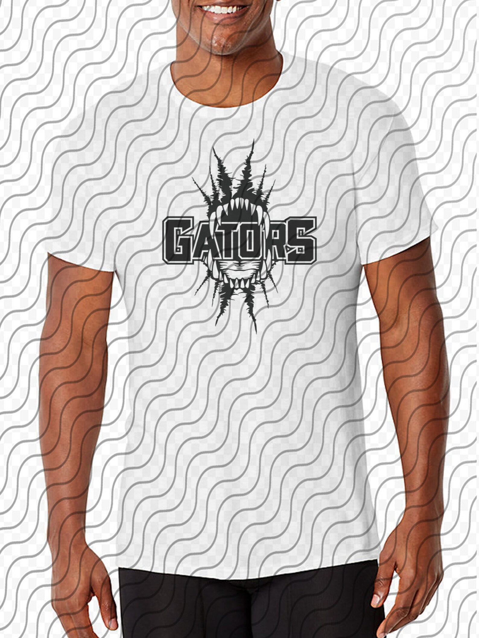 Gators Bite Scratch, Cutting Template, Svg, Png, Eps, Dxf, Jpg Files ...