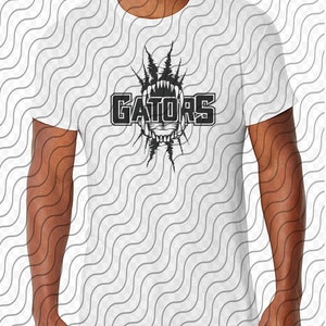 Gators Bite Scratch, Cutting Template, Svg, Png, Eps, Dxf, Jpg Files ...