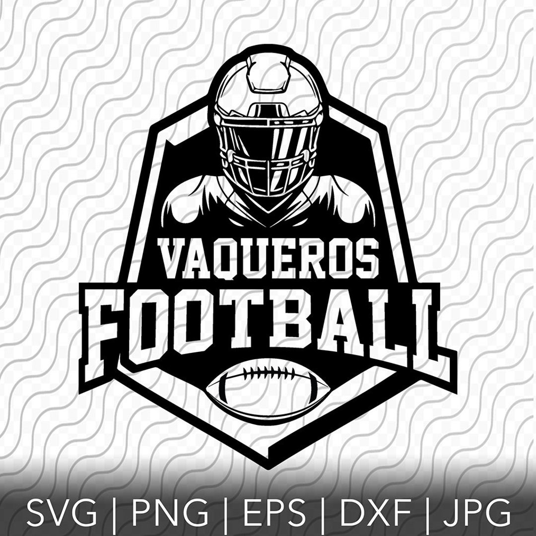 Vaqueros Football, Sports Team, SVG, PNG, EPS, Dxf, Jpg Files for ...