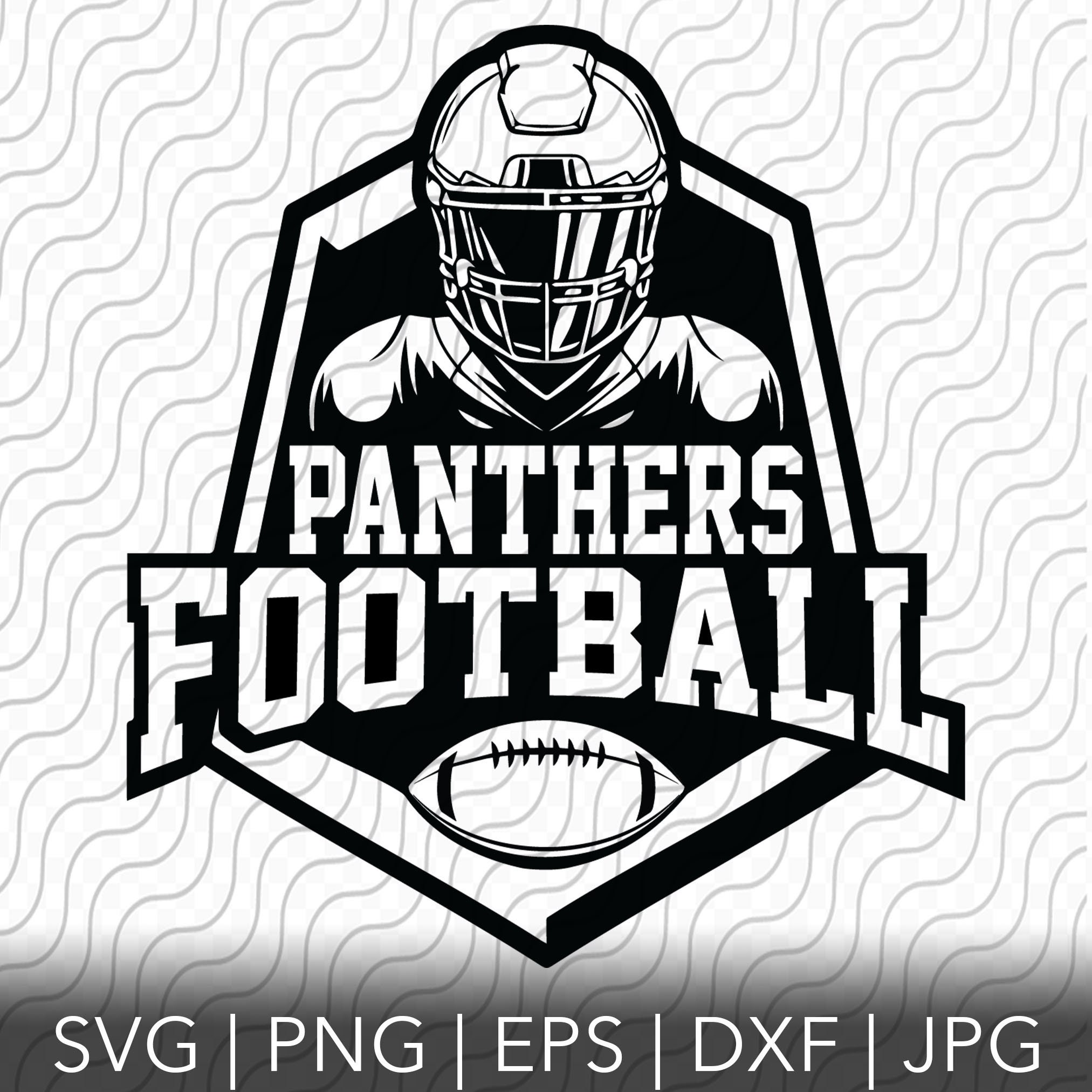 Panthers Football, Sports Team, SVG, PNG, EPS, Dxf, Jpg Files for ...